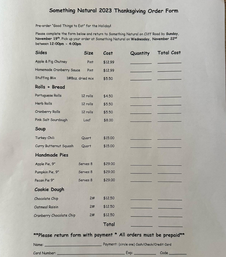 Nantucket Thanksgiving Dinner Take-out + Dine-in Options - Fisher Real ...